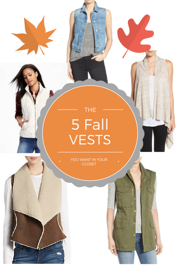 top 5 vest styles for fall - Pinteresting Plans
